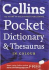 Collins Pocket Dictionary and Thesaurus By Collins | eBay