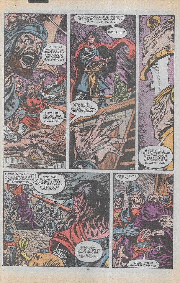 Conan The King Comic 42 Copper Age First Print 1987 Kraar Docherty ...