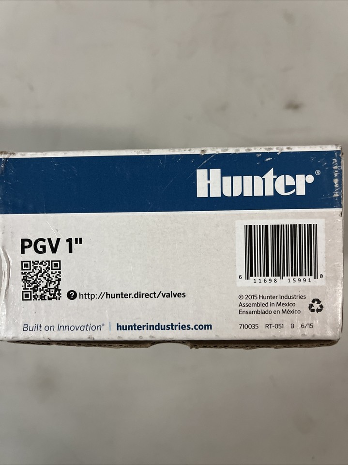 Hunter PGV 1" Professional Grade Irrigation Control Valve Heavy-Duty ...