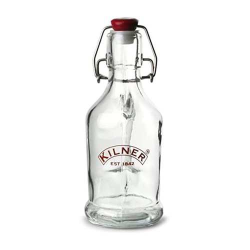 Kilner Traditional Handled Clip Top Glass Bottle Airtight 200ml ...