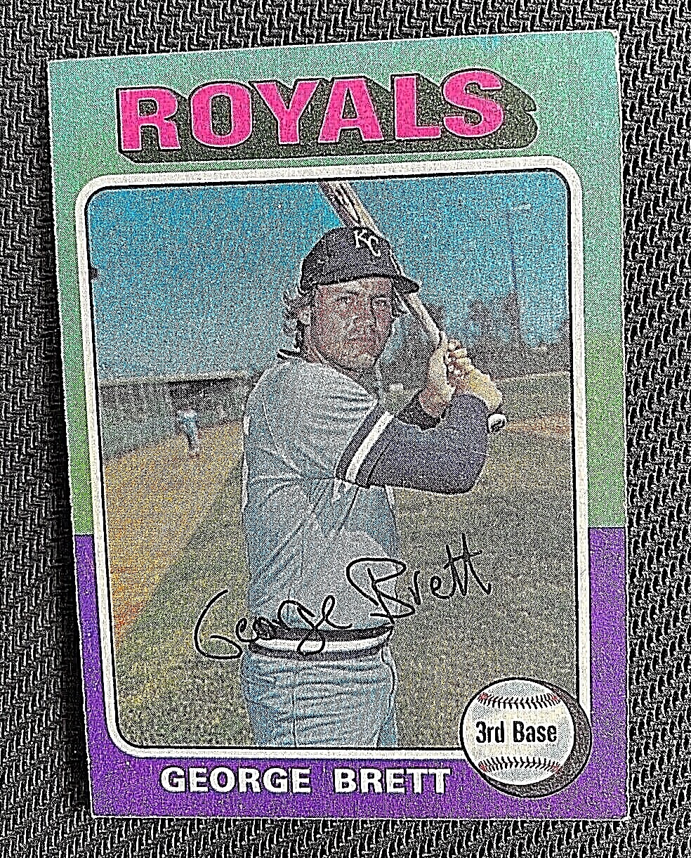 Beautiful 1975 Topps George Brett Rookie RC #228 | eBay