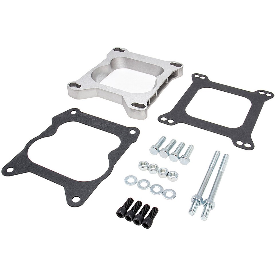 Carb Carburetor Adapter Plate 4bbl Quadrajet Holley Carter Edelbrock 3/ ...