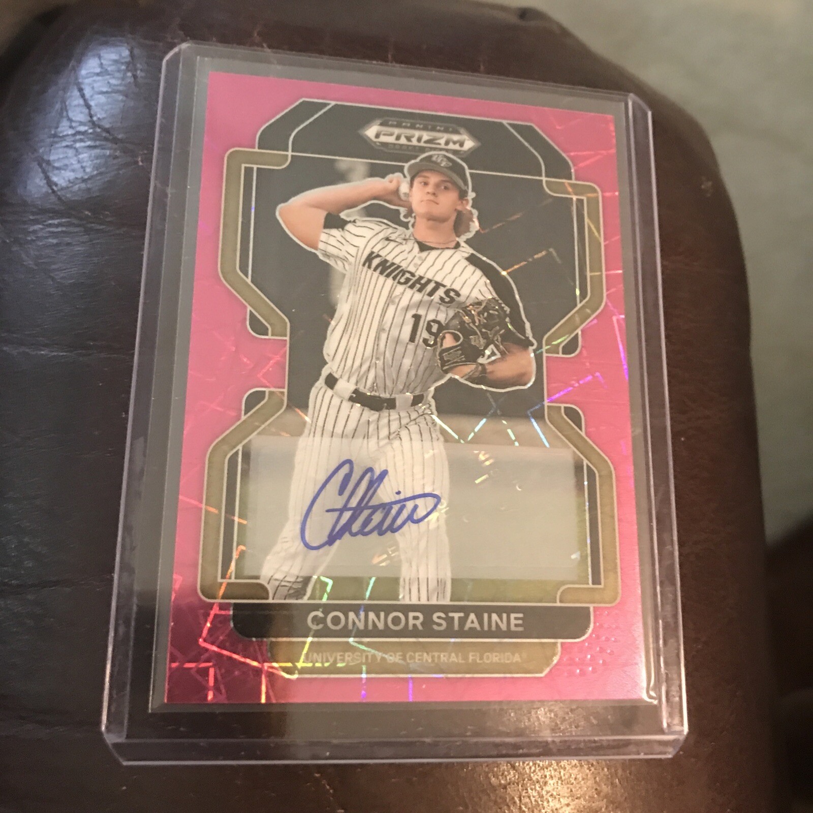 2022 Prizm Connor Staine Pink Autograph Prizm Mint Rockies | eBay.de