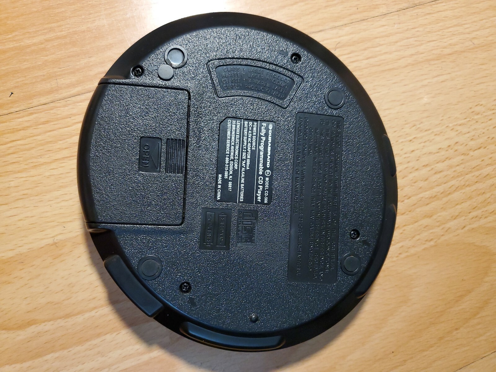 Durabrand Model CD-566 Fully Programmable Personal CD Player Used ...