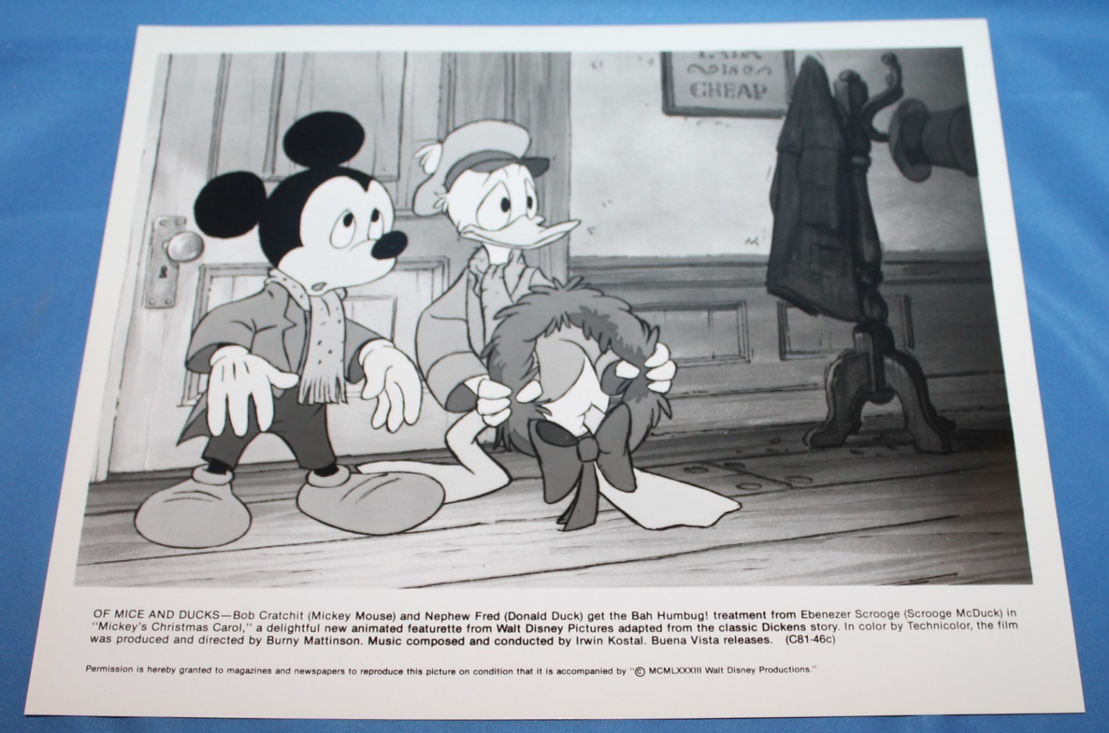 RARE VINTAGE DISNEY PUBLICITY PHOTO OF MICE AND DUCKS 8" X 10" | eBay
