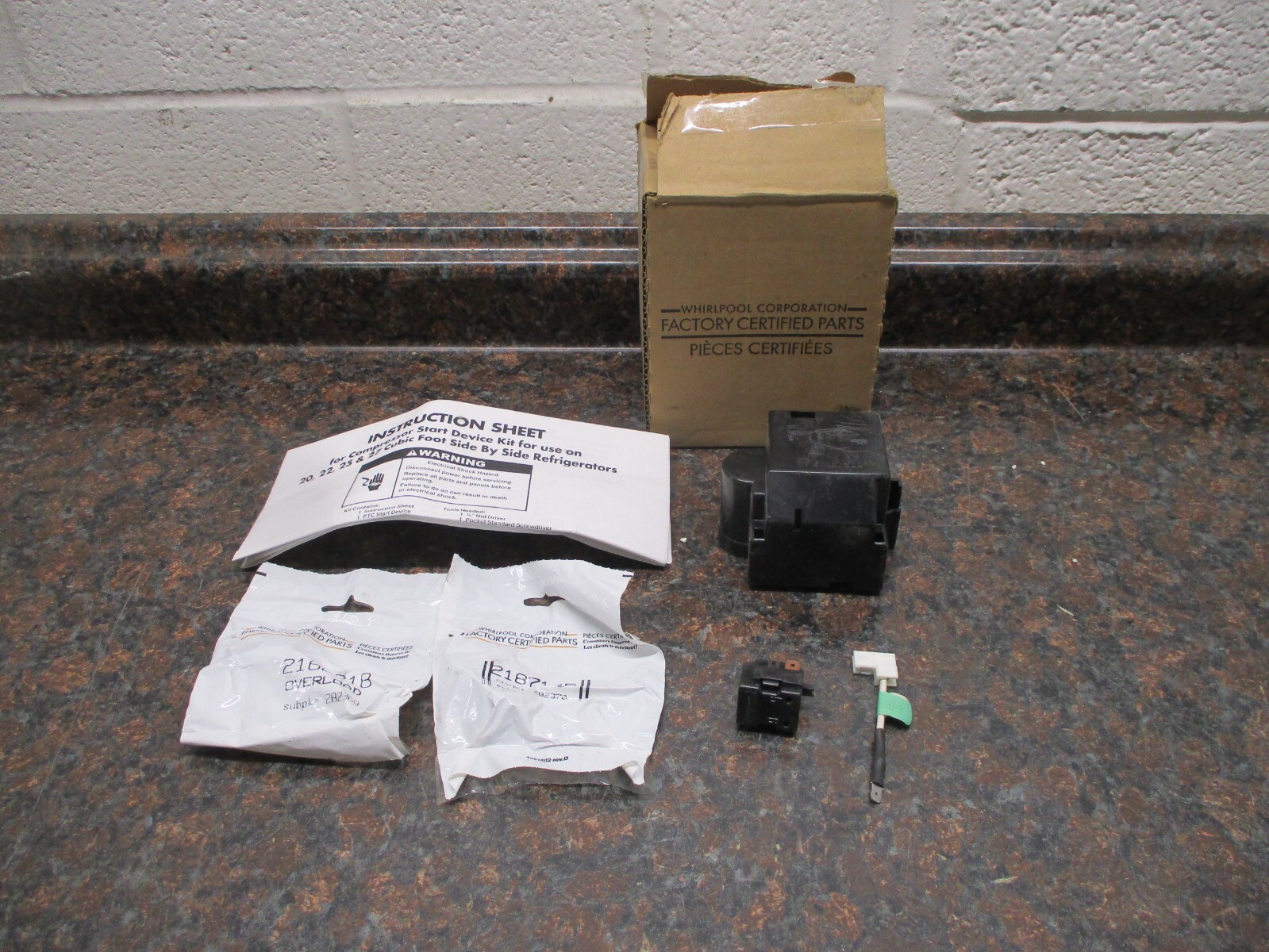 OEM Whirlpool 8201799 Compressor Start Relay Device FREE SHIPPING | eBay