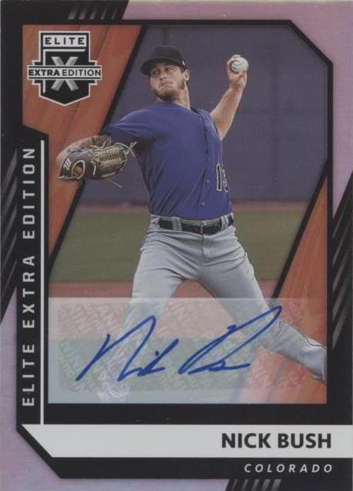 2021 Panini Elite Extra Edition - Nick Bush #166 Signatures (AU, RC ...