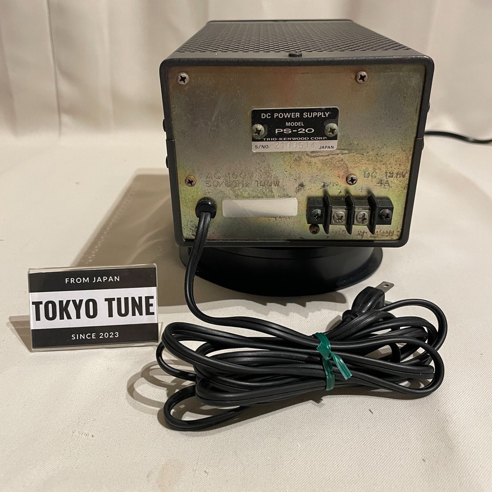 TRIO Kenwood PS-20 13.8V 4A 10W DC Power Supply Amateur Ham Radio ...