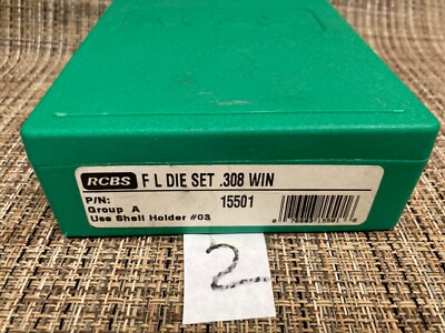 RCBS .308 Win. FL Die Set with Shell Holder Reloading 15501 | eBay