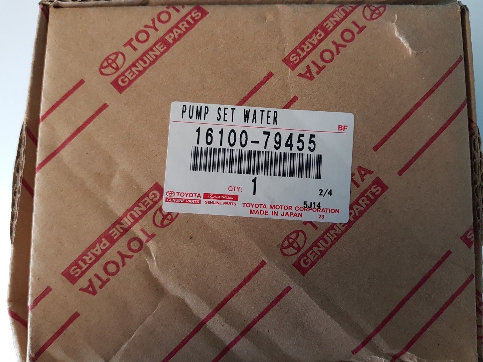 NEW GENUINE TOYOTA HIACE WATER PUMP 1RZ 2RZ 16100-79455 | eBay UK