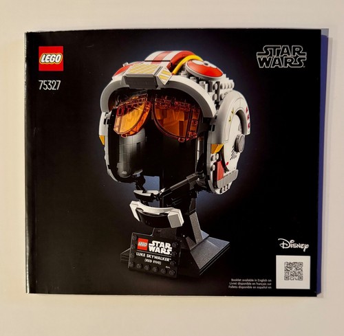 LEGO Star Wars Luke Skywalker Red Five Helmet 75327 Instruction Manual ...