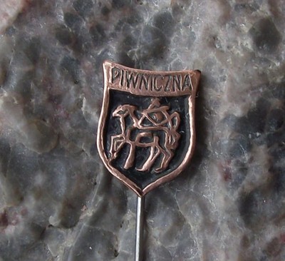 Vintage Piwniczna Poland Heraldic Crest Small Polish Shield Pin Badge ...