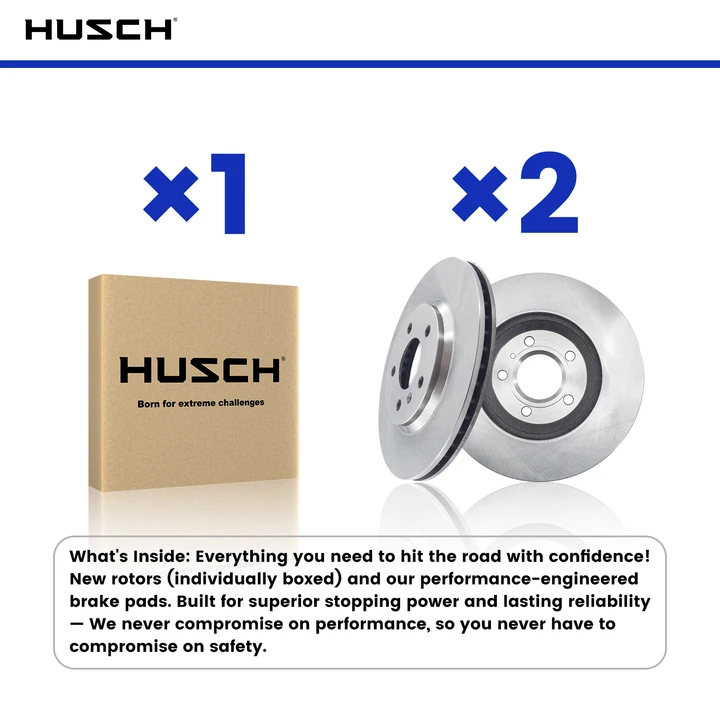 front Anti-Rust Disc Brake Rotors for Ford F-150/Lobo & Lincoln Mark LT ...