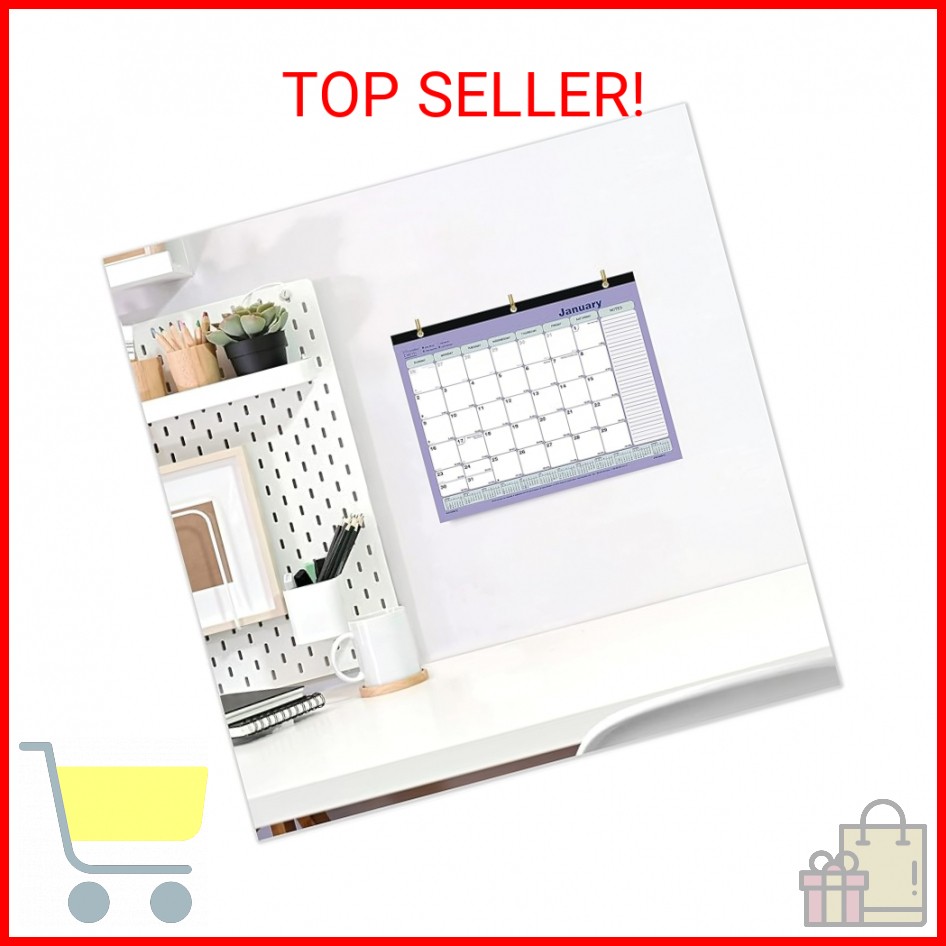 Brownline Monthly Desk Pad Calendar, 11 x 8.5, White/Blue/Green Sheets ...
