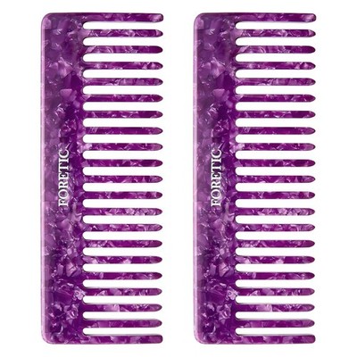 2Pcs Large Bright Violet Wide Tooth Comb for Women, Men, and Kids ...