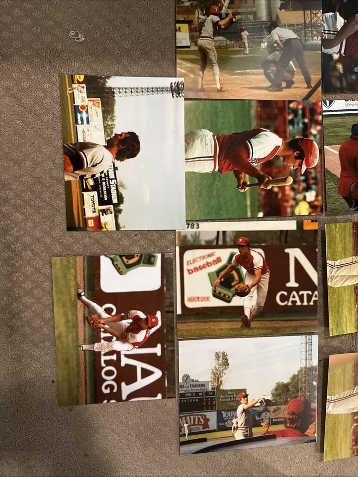 Cal Ripken Jr. Rochester Red Wings 1981 10 Pc Photo Lot Kodak Silver ...