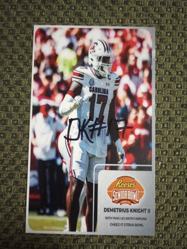 DEMETRIUS KNIGHT JR 2025 SENIOR BOWL CITRUS ROOKIE CINCINNATI BENGALS ...