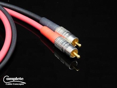 New 1' Belden 8241 RCA Stereo Audio Cable Red/Blk | eBay