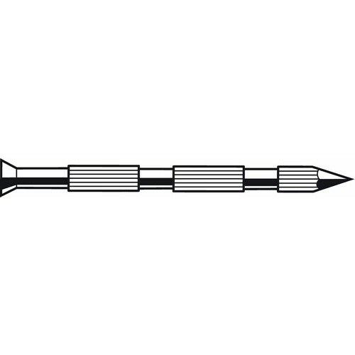 Pointe acier trempé - tête fraisée - corps strié - 30x3,5 mm - 1 kg IPV ...