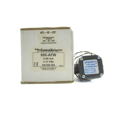 CONTROLAIR 500-AFW 1-17PSI NSMP | eBay