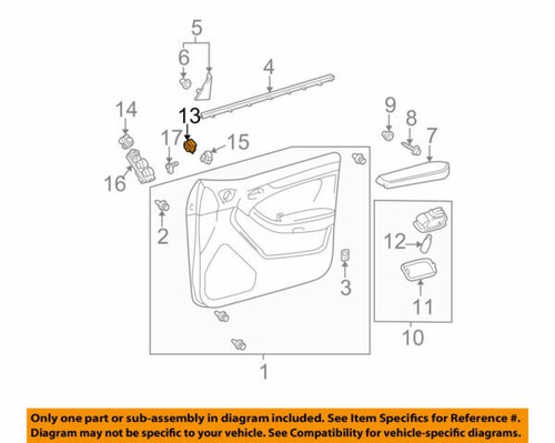 84930-33100 Toyota Switch assy, door control 8493033100, New Genuine ...