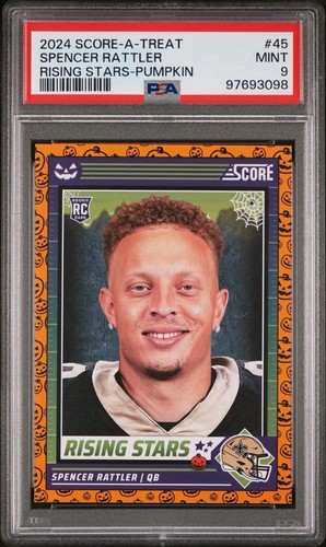 2024 Panini Score-A-Treat - Rising Stars Spencer Rattler #45 Orange ...