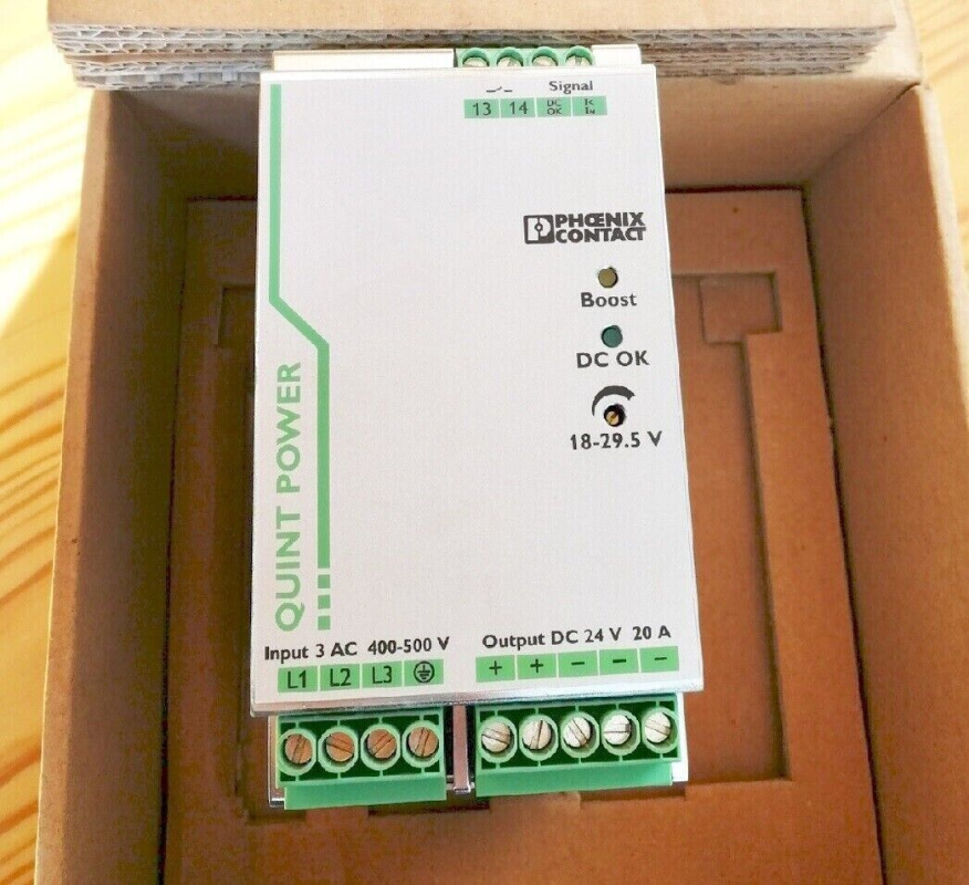 1pcs PHOENIX CONTACT Switch Power Supply 2866792 QUINT-PS/3AC/24DC/20 ...