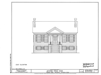 Federal Style Brick Home, southern style house plans, detailed ...