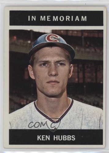 1964 Topps High # Ken Hubbs (In Memoriam) #550 | eBay