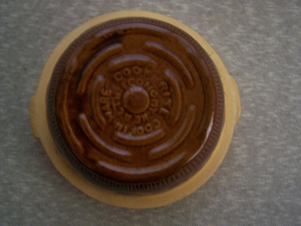 SET OF 2 VINTAGE COOK RITE COOKIN-WARE STONEWARE BOWLS SMALL 4 1/2 ...