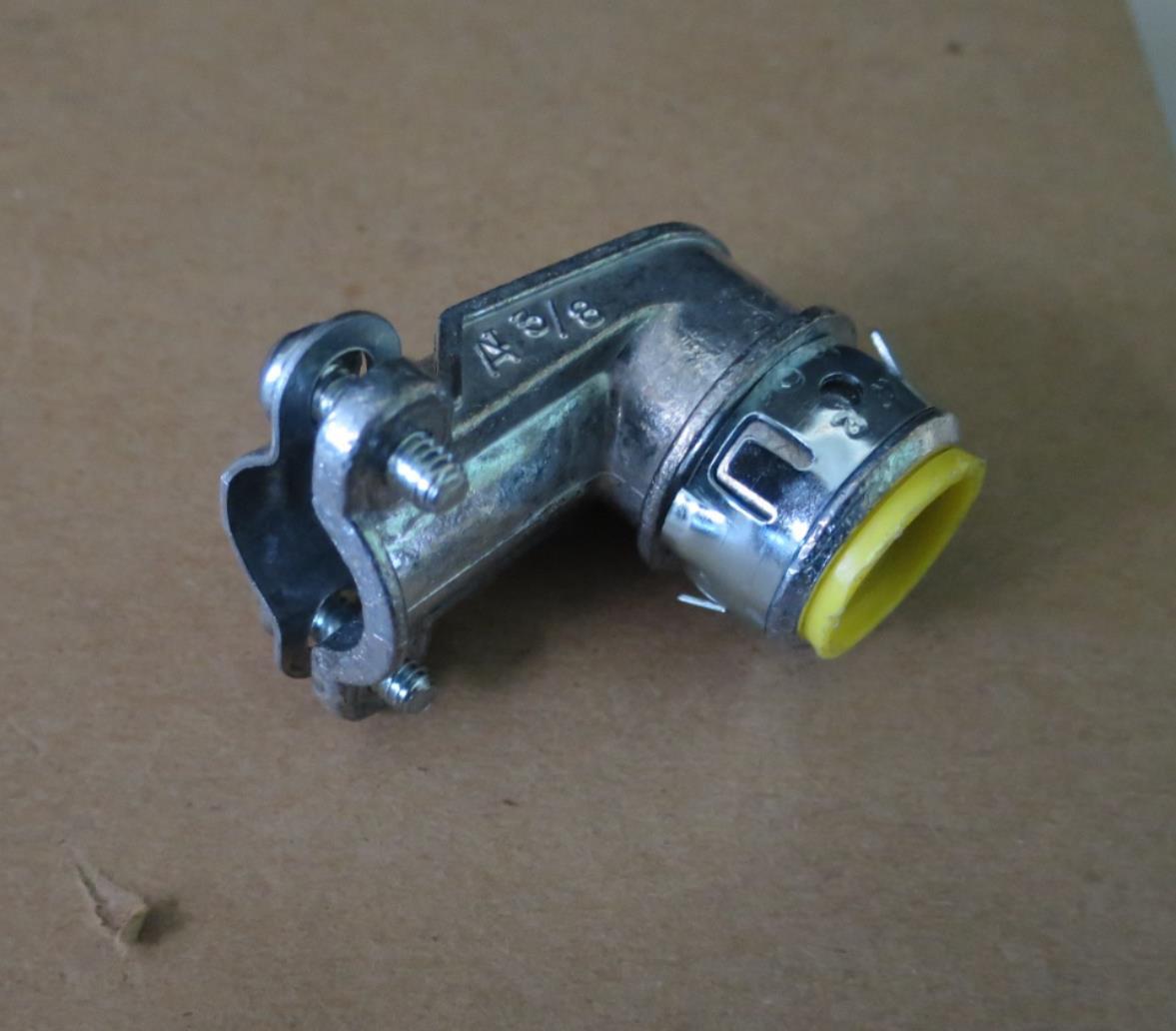 50ct. Snap-Tite 90 Degree Angle Connector All Steel Flex 3/8" Arlington ...