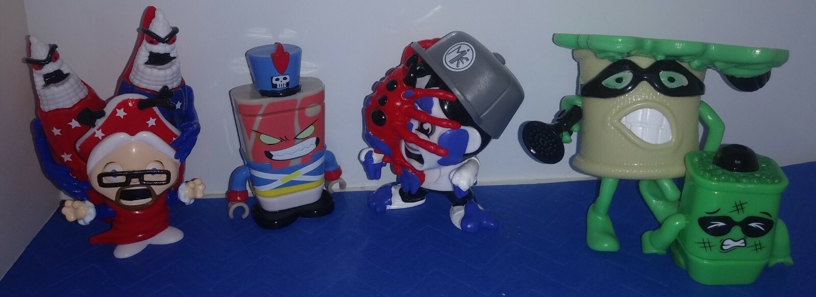 5 FGTeeV Action Figures ; Alien Mike ; All American Colonel RARE ...