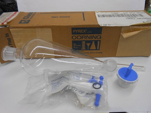 PYREX 6404 Clear Glass 250 Ml SQUIB Separatory Funnel for sale online ...