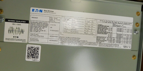 Eaton PRL3A Pow-R-Line 3a Panelboard for sale online | eBay