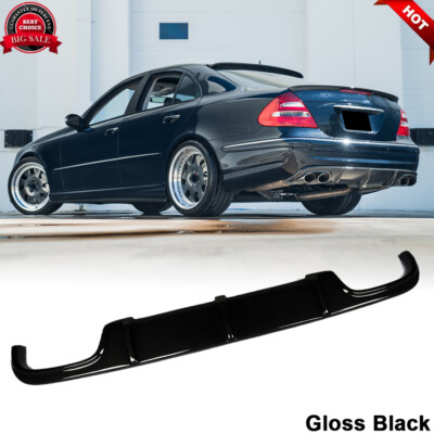Fit For Mercedes W211 E-Class E55 2003-2006 Gloss Black Rear Bumper ...