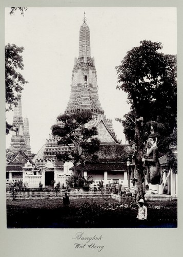 Robert Lenz Group of 10 Large Early Views of Bangkok Siam Thailand c ...