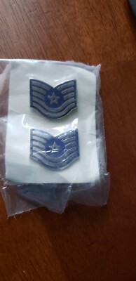 Pair Of USAF TECHNICAL SERGEANT Rank Metal Badges | eBay