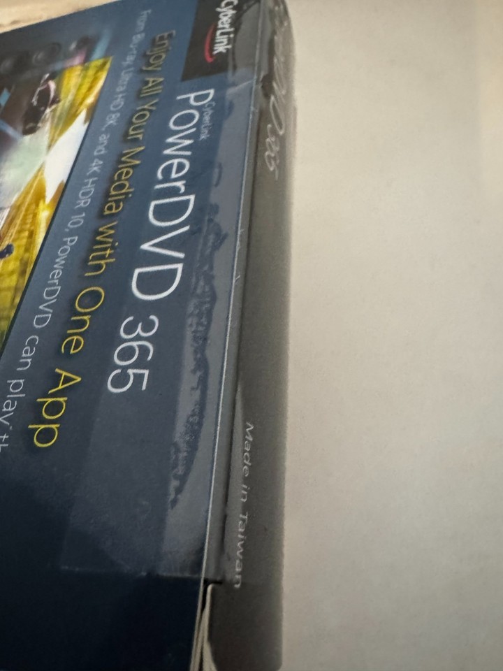 CyberLink Power DVD 365 / New Sealed (W) | eBay