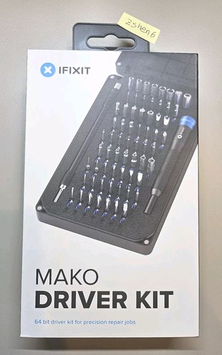 Genuine iFixit Mako Driver Kit, 64 Precision Screwdriver Bit Set for ...