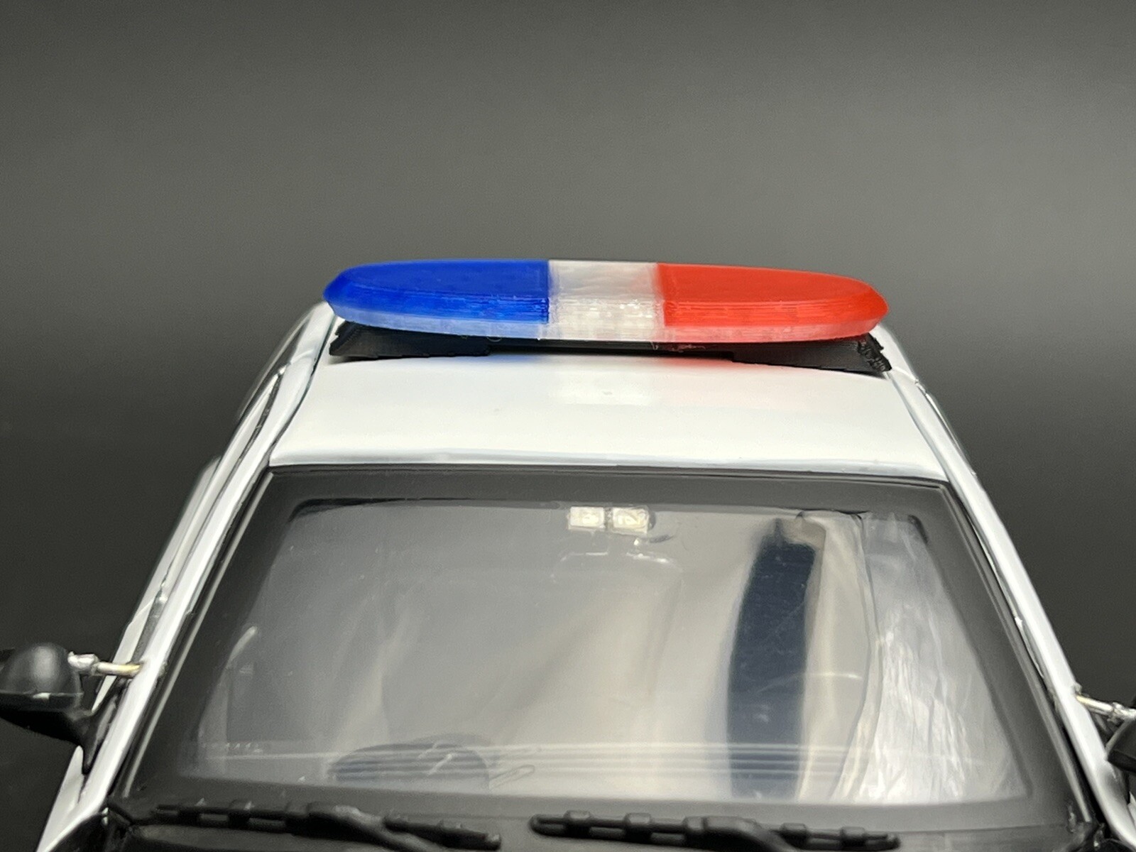 1/18 LED Ready Blue Red Federal Signal Arjent Lightbar Police Sheriff ...