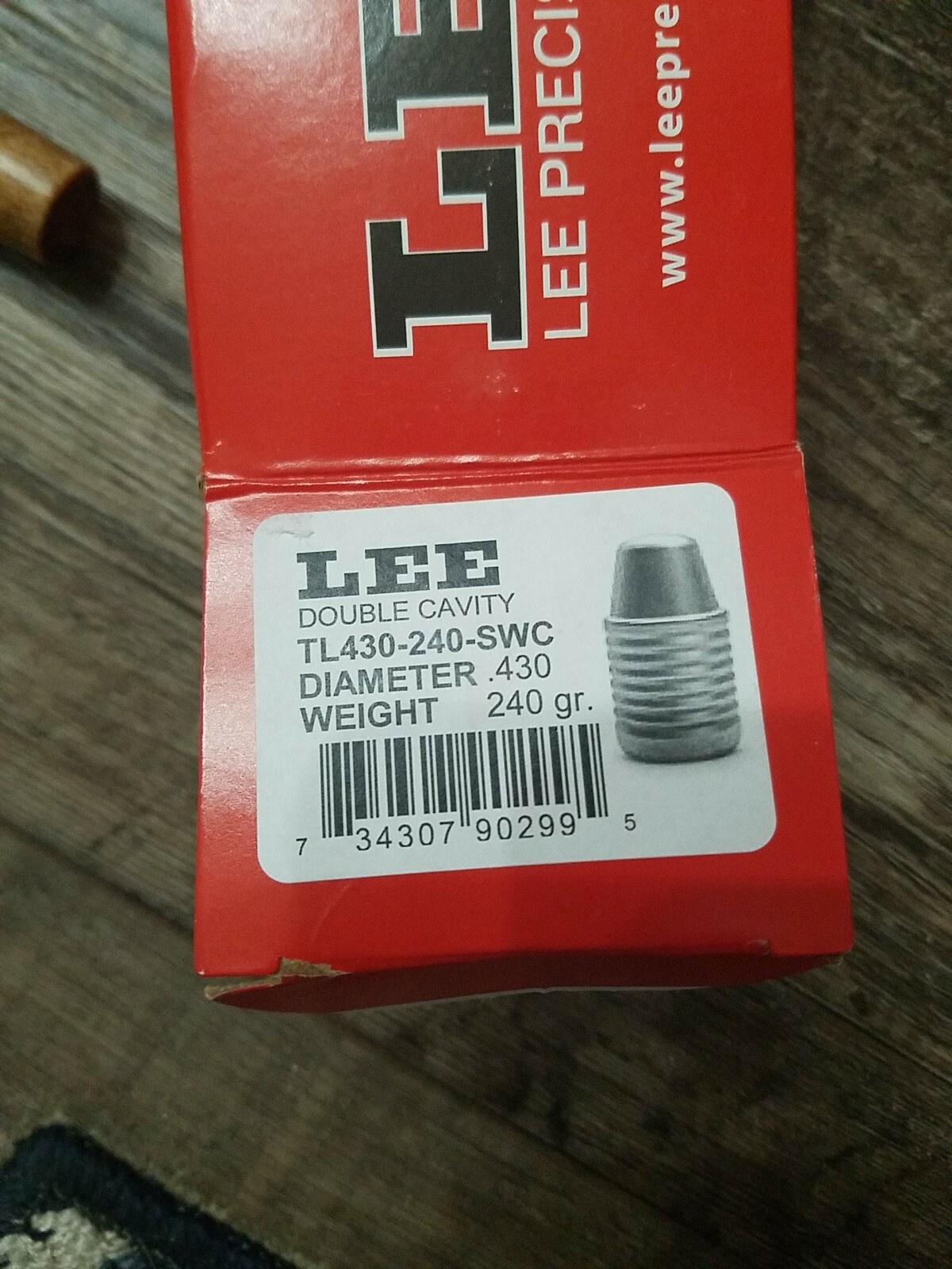 Lee 2-Cavity Bullet Mold TL430-240-SWC 44 Special, 44 Remington Magnum ...