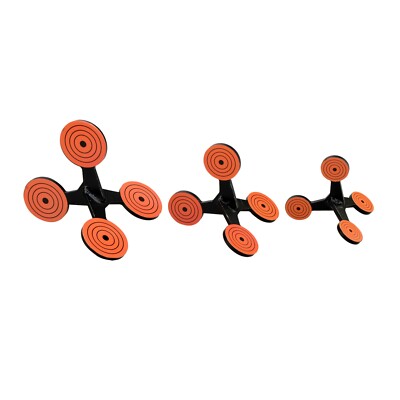 3 Pack Flip Shot Steel Reactive Auto Reset Pistol Rifle Targets, 4", 5 ...