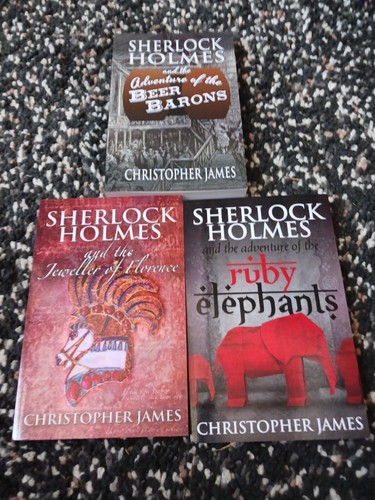 3 Sherlock Holmes Novels by Christpher James New | eBay