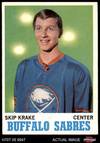 1970 Topps #126 Skip Krake Sabres 6 - EX/MT H70T 05 9947 | eBay