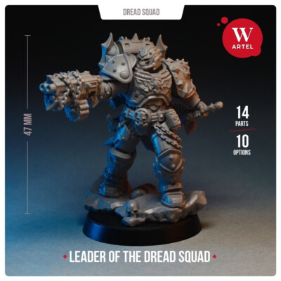 Leader of Dread Squad 2 Artel W Night Lords 1st Claw Chaos Space Marine ...
