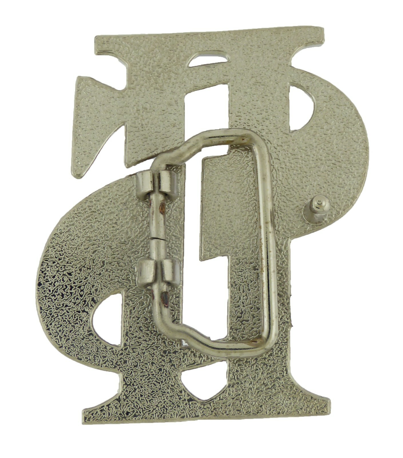 Dollar Sign Belt Buckle US Currency Blinged Out Silver Rhinestone Punk ...