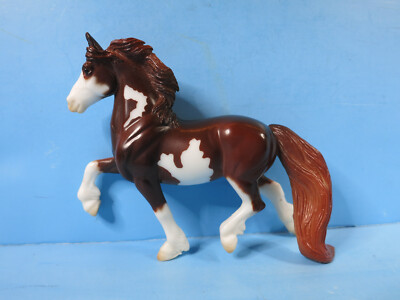 BREYER Stablemate Liver Chestnut Pinto Friesian-From Red Stable Set ...