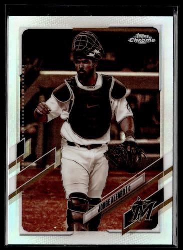 2021 Topps Chrome #25 Jorge Alfaro Sepia Refractor | eBay