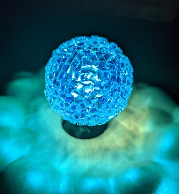 lighted snow ice Lights sugar coated Christmas light bulb (Blue) | eBay