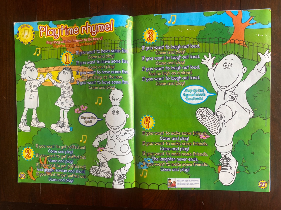 Tweenies Magazine Special Come and Play CBeebies Issue 67 September ...